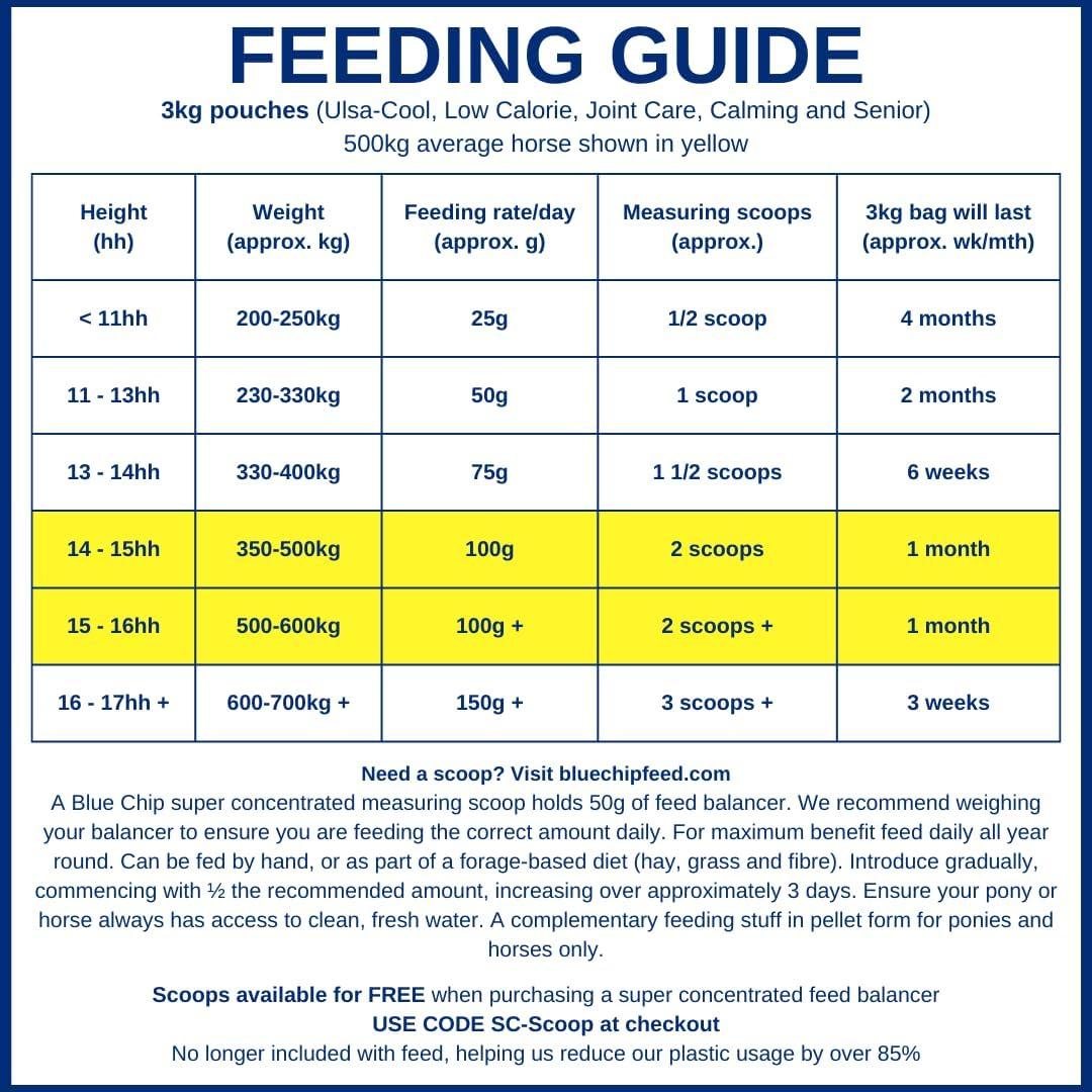 Blue Chip Senior Feed Balancer 3kg - Glucosamine & Rosehip, Pre ...