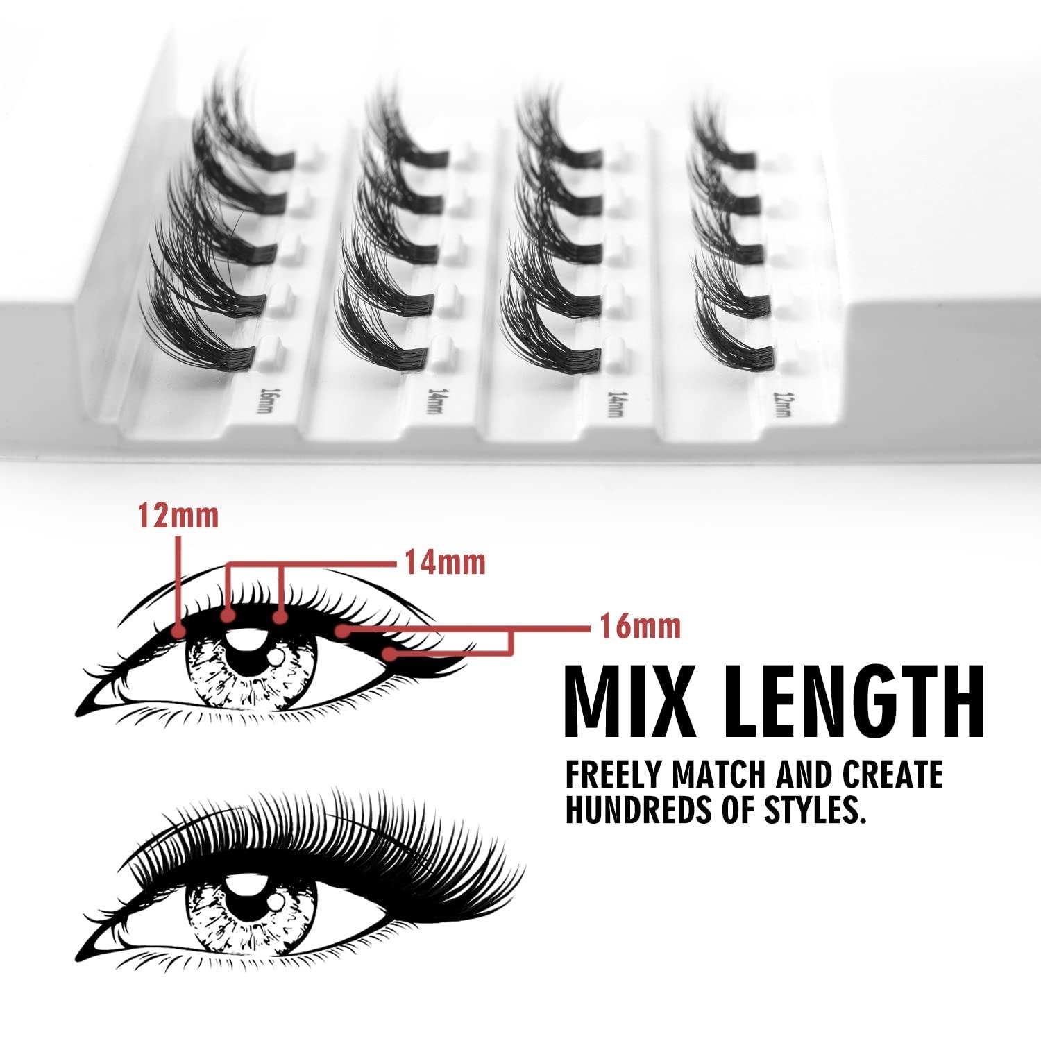 Eyelash Evolution DIY Extension Korean PBT Fiber 3D Effect Mixing ...