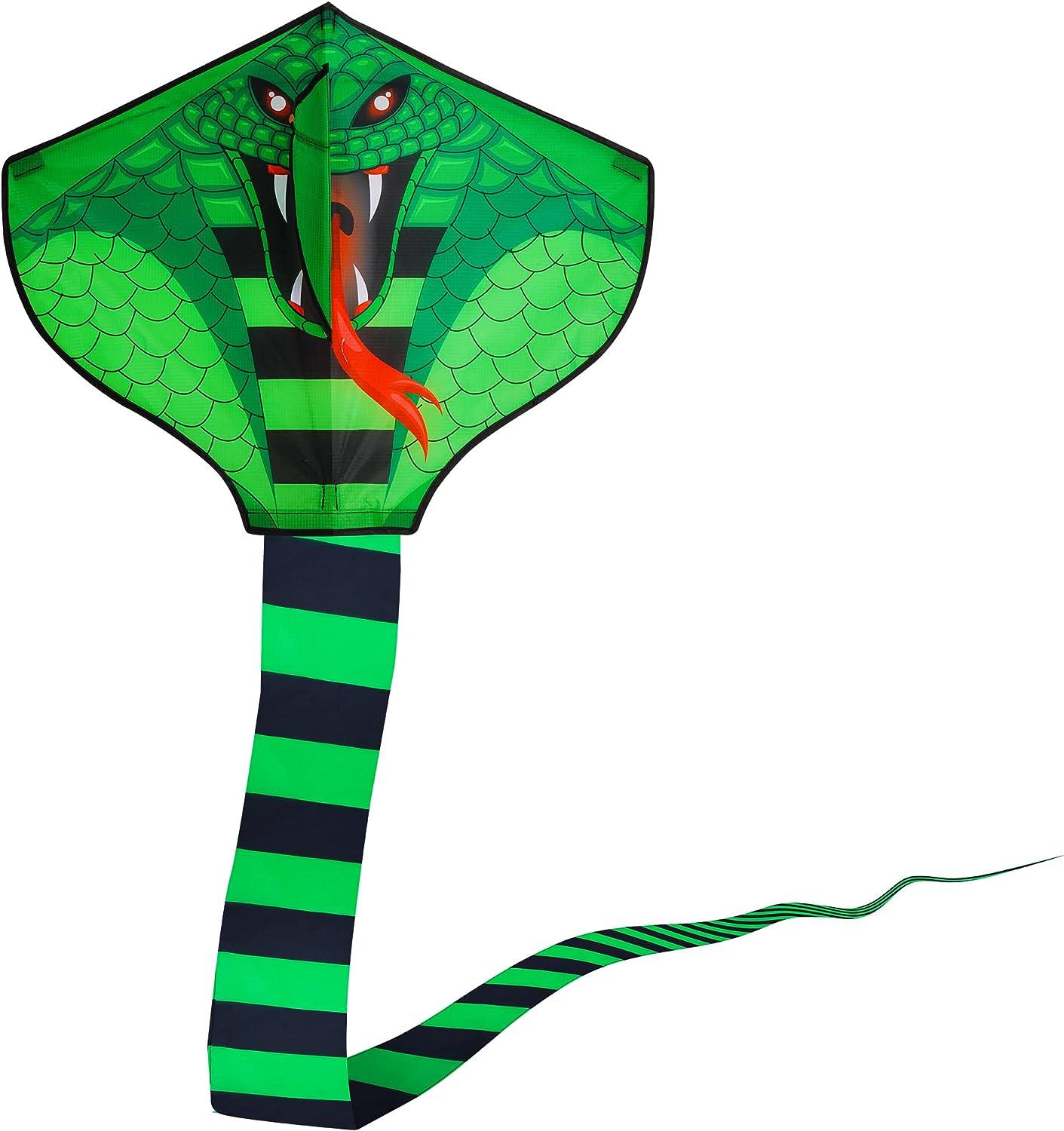 4 Pack Large Fire Dragon, Green Snake, Devil Fish, Red Mollusc Octopus ...