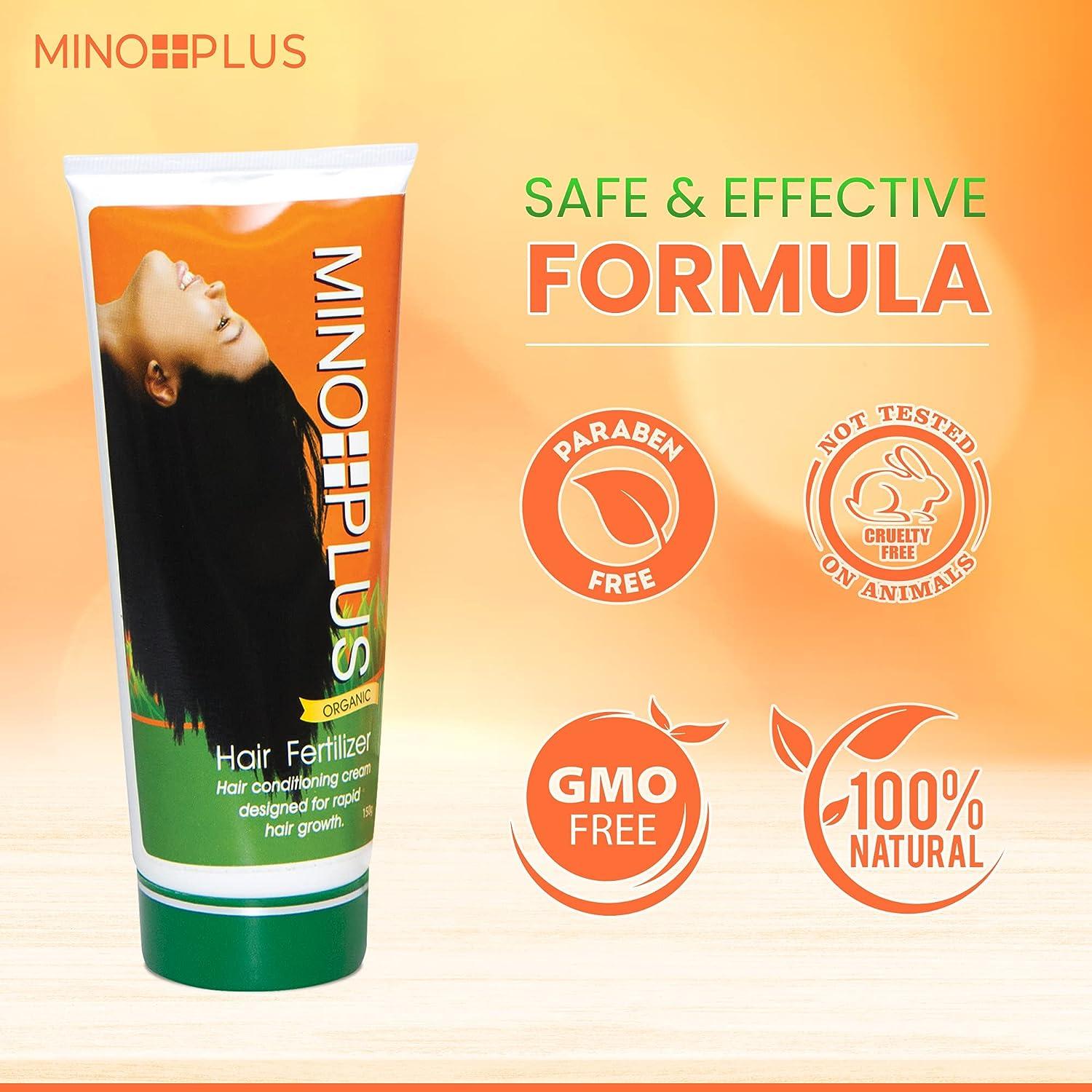 Mino Plus Organic Hair Fertilizer 150g with Carrot Oil - Prevent Hair ...