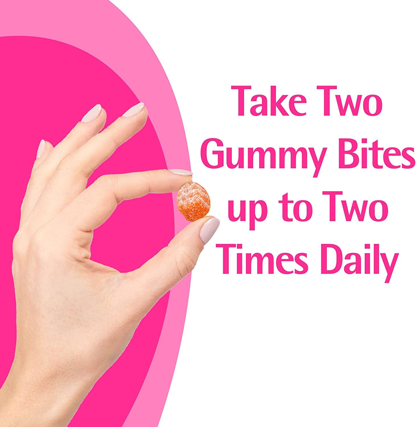 Caltrate Gummy Bites 500mg Calcium & Vitamin D Supplement - Black ...