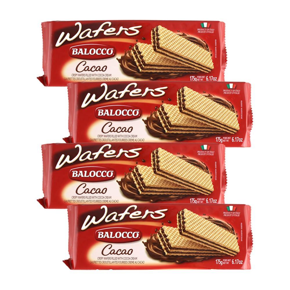 Balocco Wafers Cocoa | 175G | Cocoa Cream | Wafers Chocolate | Perfect ...