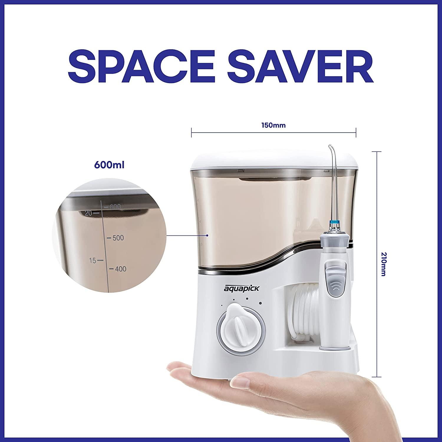 Aquapick AQ-350 Water Flosser & Oral Irrigator | 600ml Large Water Tank ...