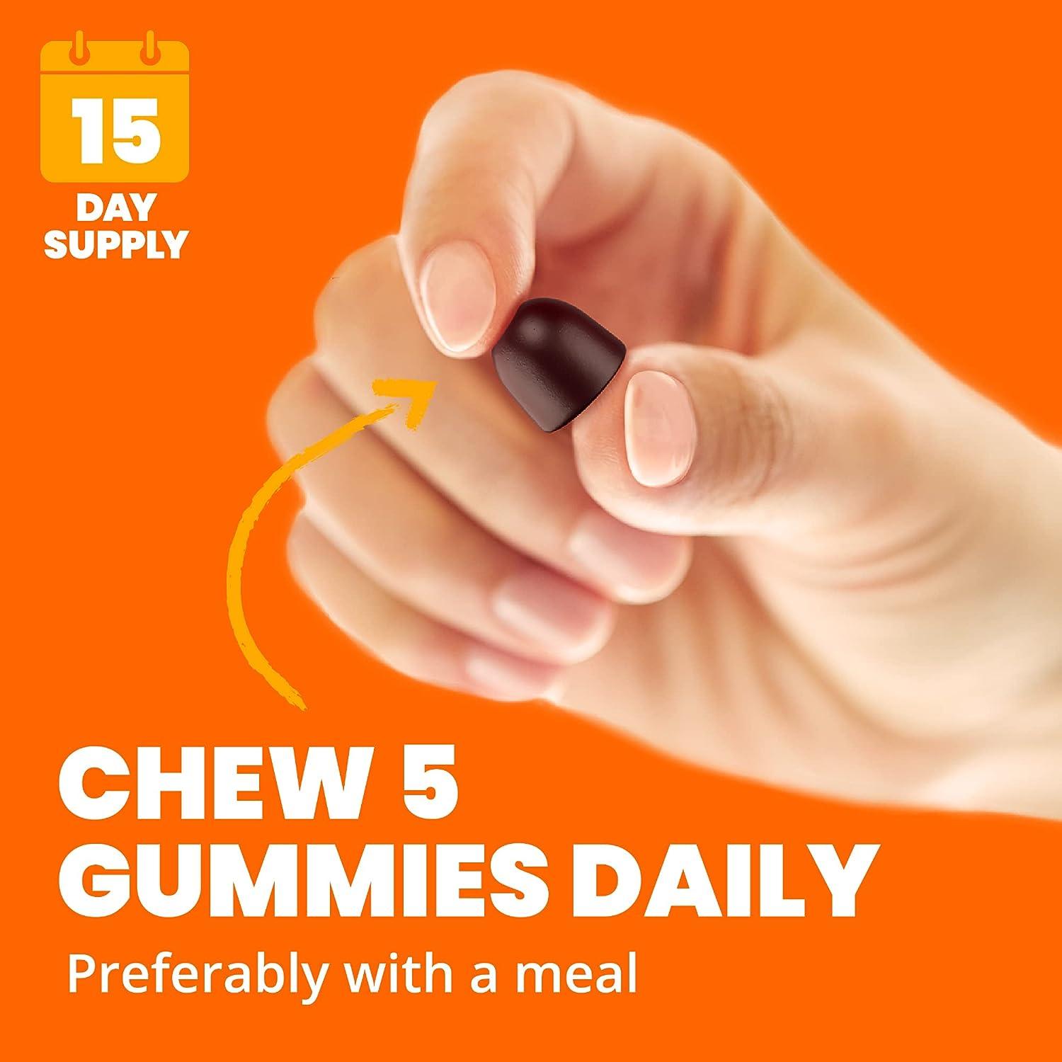 Sundown Cranberry Gummies 500mg - 75 Count, Urinary Tract Health ...