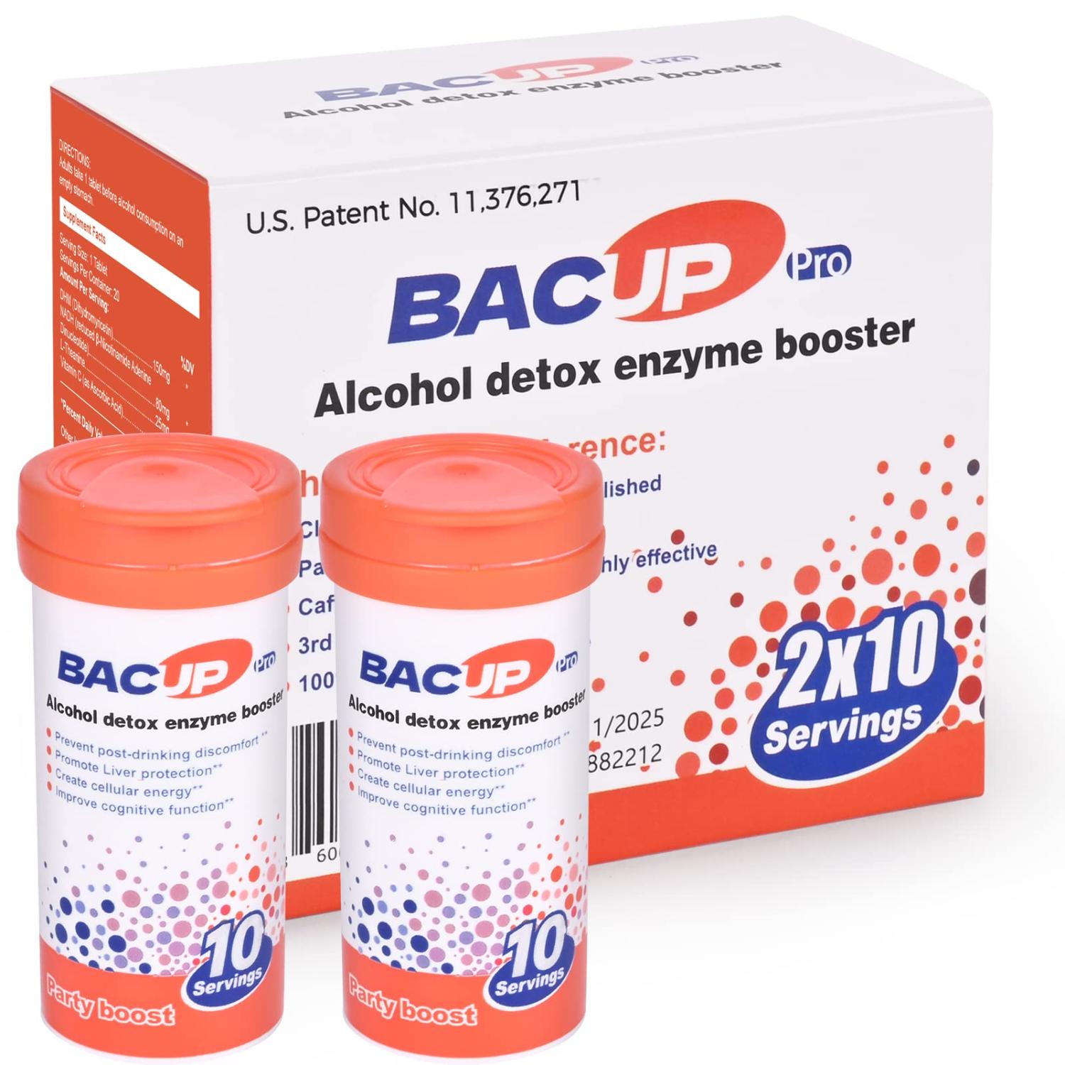 BAC-UP | The Best Sober Solution for A Better Tomorrow | 20 Servings ...