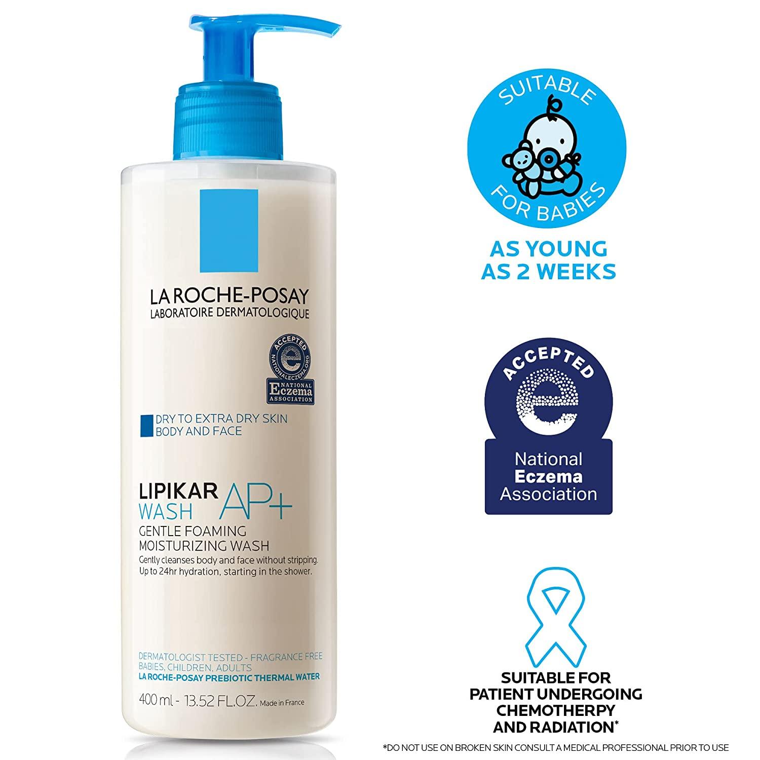 La Roche Posay Lipikar Wash AP+ Body & Face Wash with Pump for Extra Dry Skin | Buy Now with ...