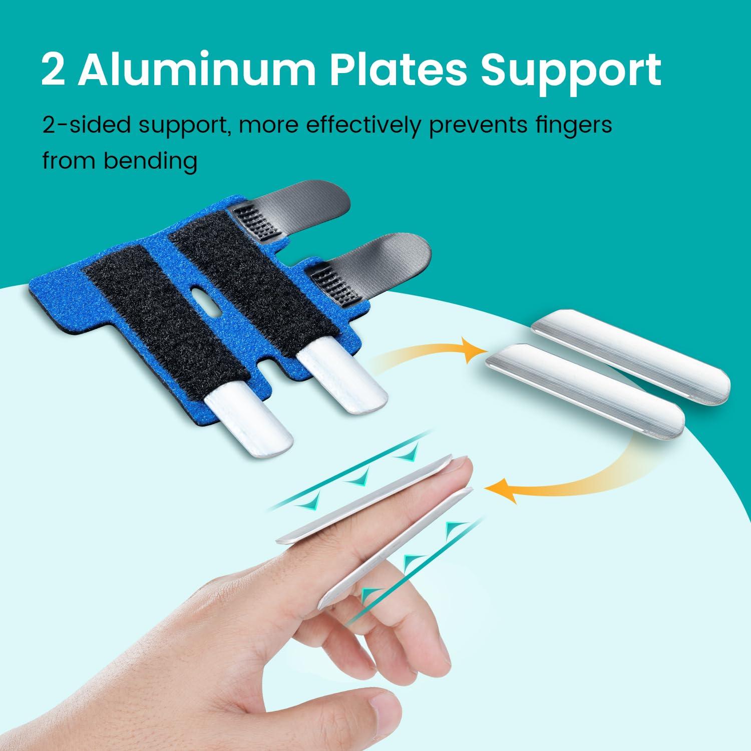 Buy Schnapfinger Finger Splint | Support for Index Middle Ring & Small ...