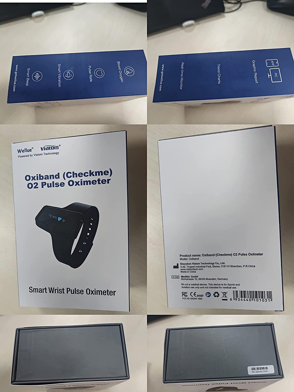 Bluetooth Oxiband O2 Pulse Oximeter | Smart O2 Sensor for O2 Saturation ...