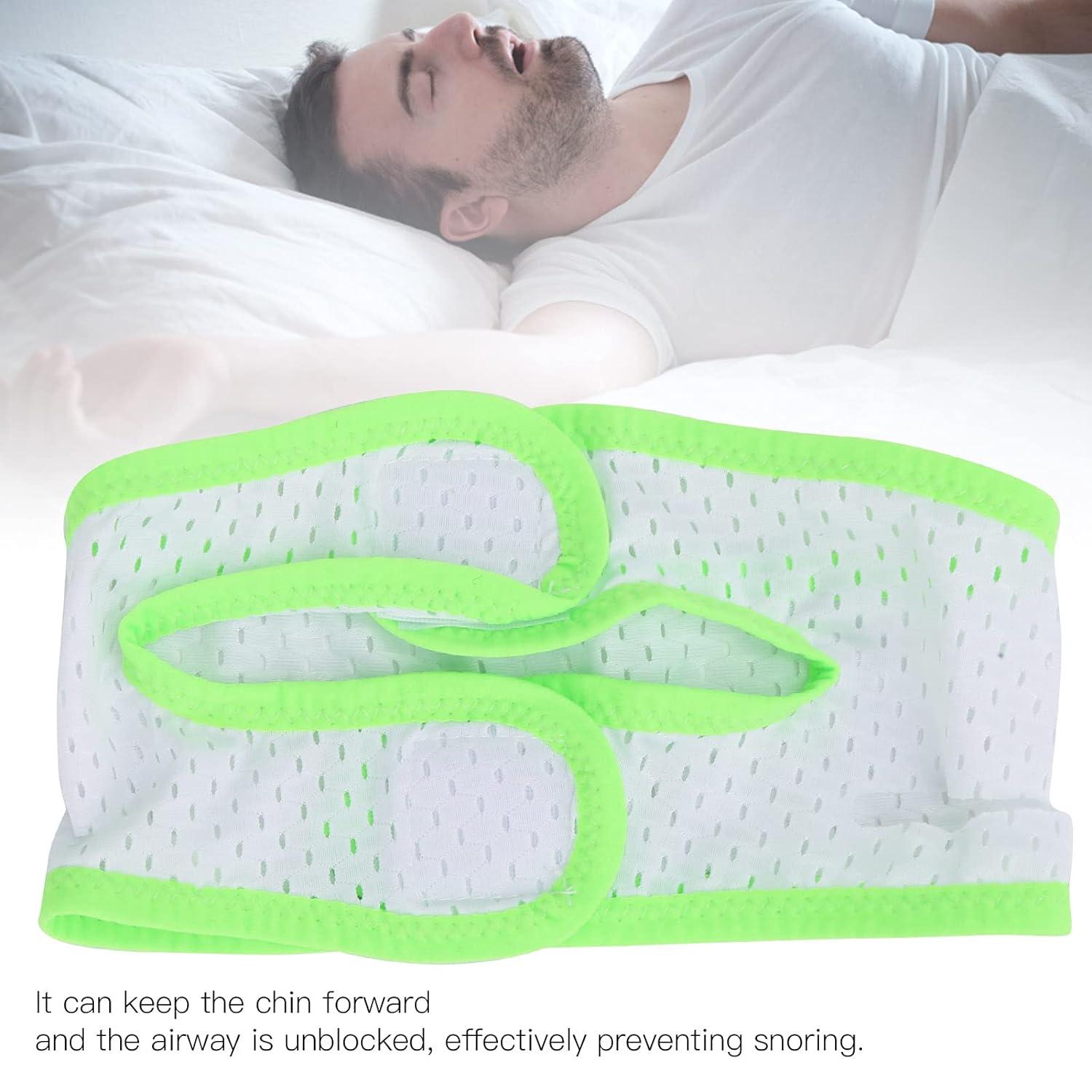 Summer Mesh V Face Anti Snoring Chin Strap - Fluorescent Green Edging ...