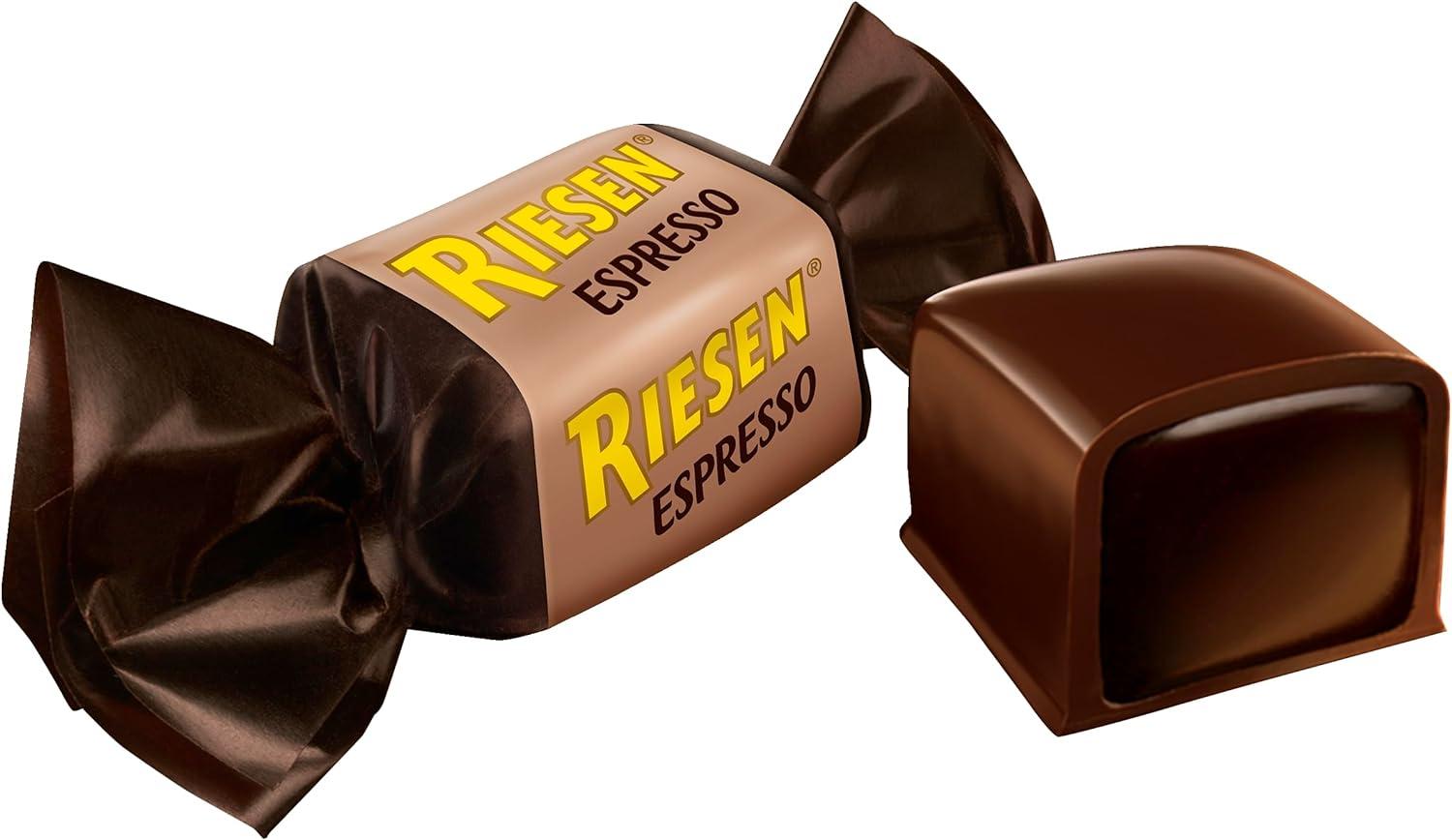 Riesen NEW Dark Chocolate Covered Toffee Espresso Flavour 135 g (Pack ...