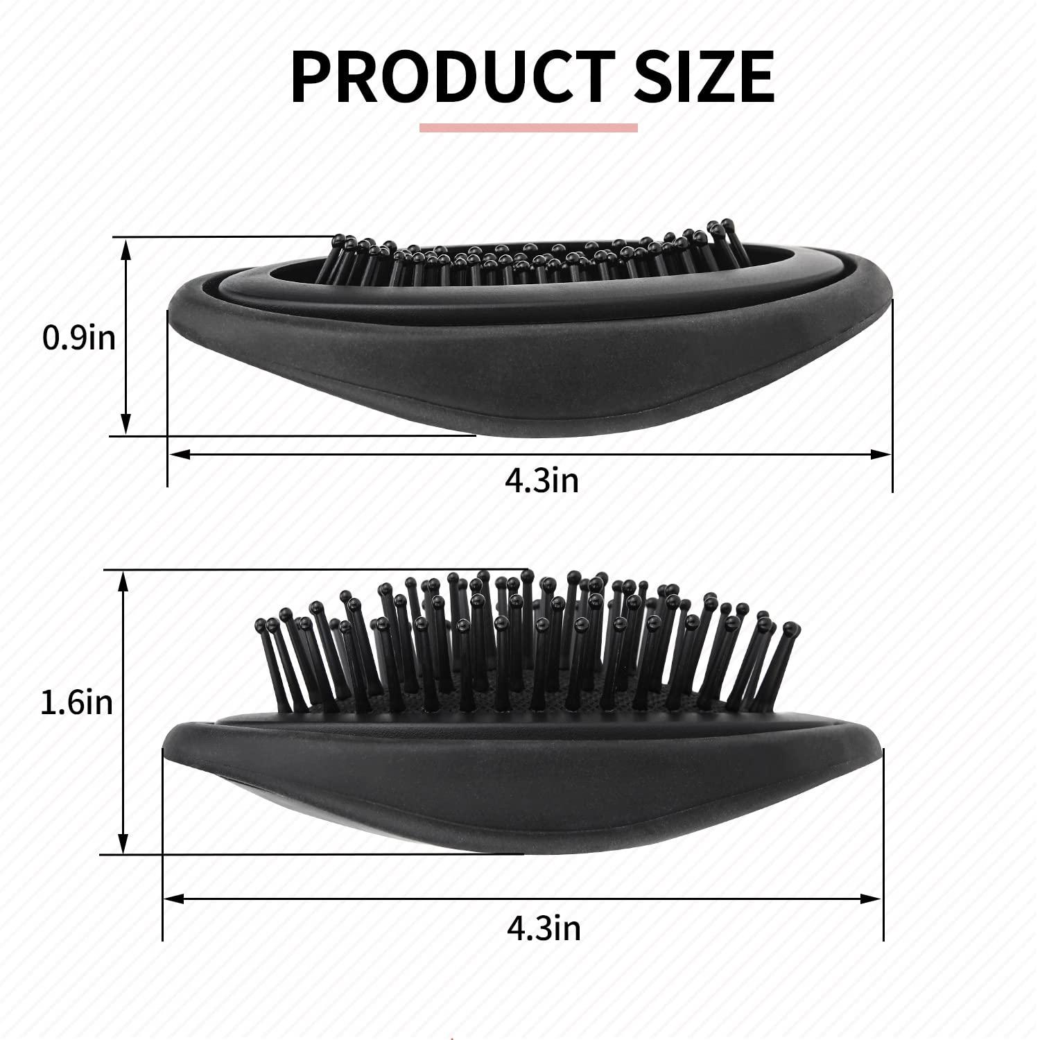 Portable Mini Travel Hair Brush - Retractable Pocket Air Cushion ...