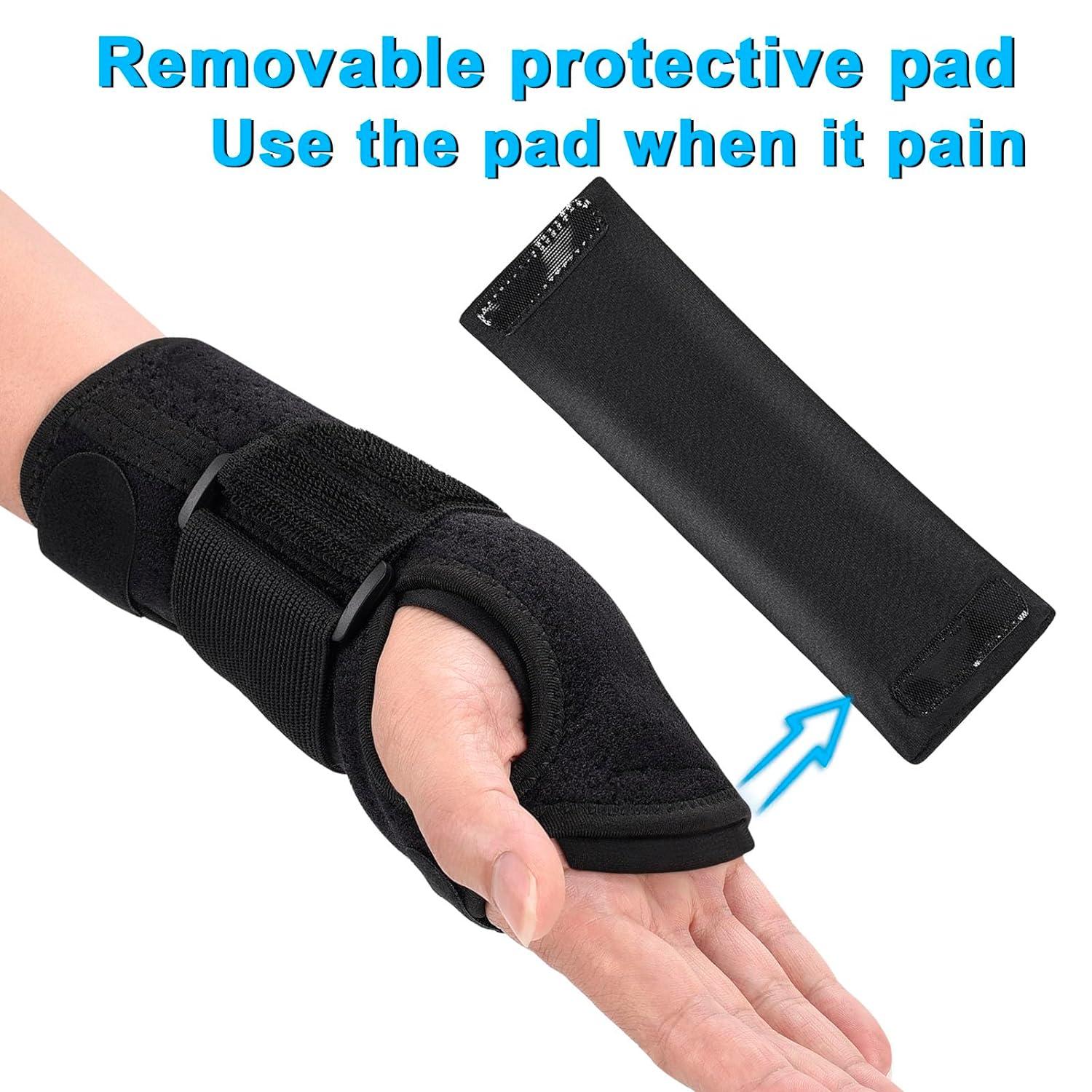 Buy Wrist Brace & Splint for Carpal Tunnel Pain Relief | Soft Padding ...