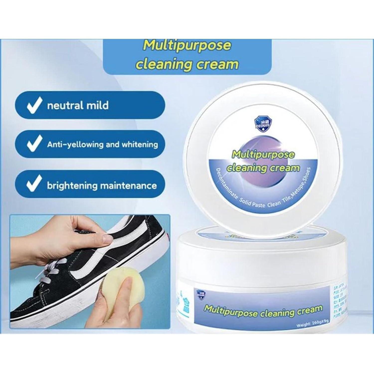 Premium White Shoe Cleaning Cream | Sneaker Care & Stain Removal ...