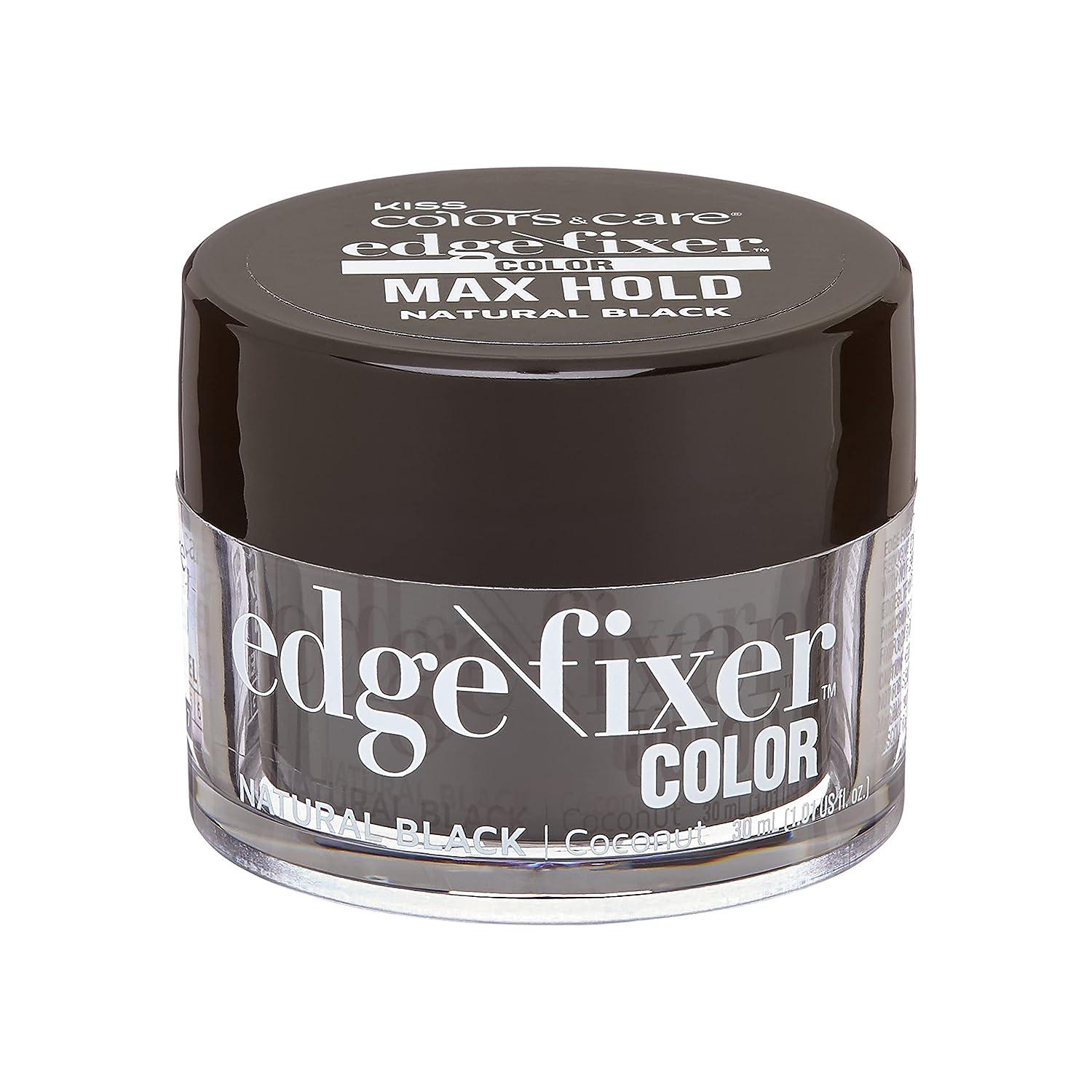 KISS Colors & Care Color Edge Fixer 1.01 oz - Natural Black | Travel ...
