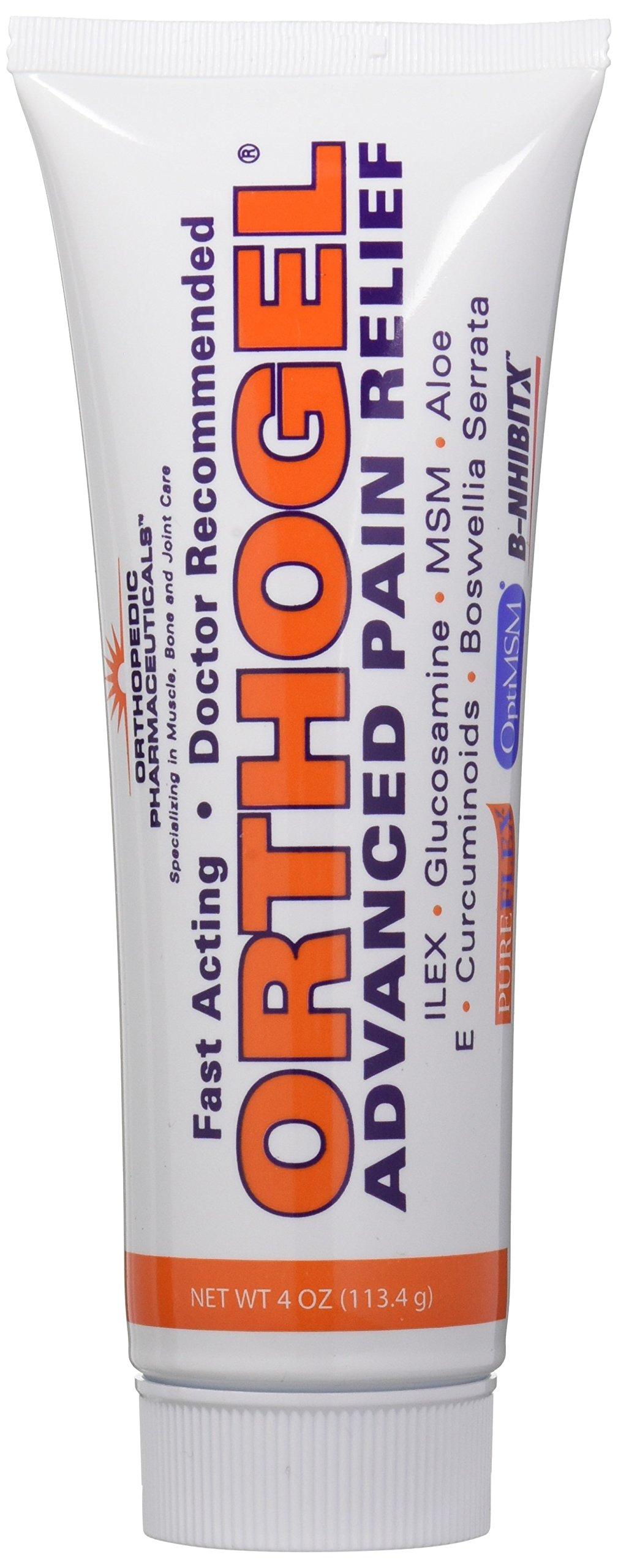 Orthogel Advanced Pain Relief Gel 4 oz Tube - Fast-Acting Pain Relief