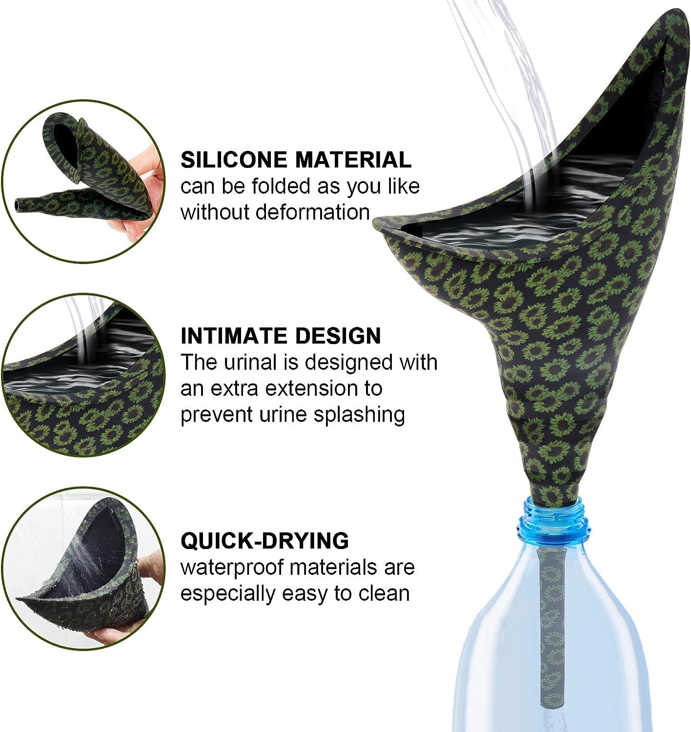 MVUOCR Female Urination Device - Reusable Portable Standing Up Pee ...