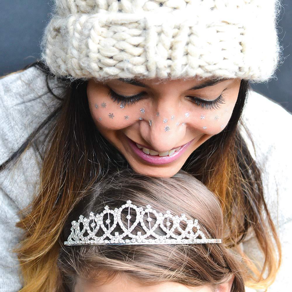 Snowflake Freckles Set - 10 Premium Waterproof Metallic Silver Winter ...