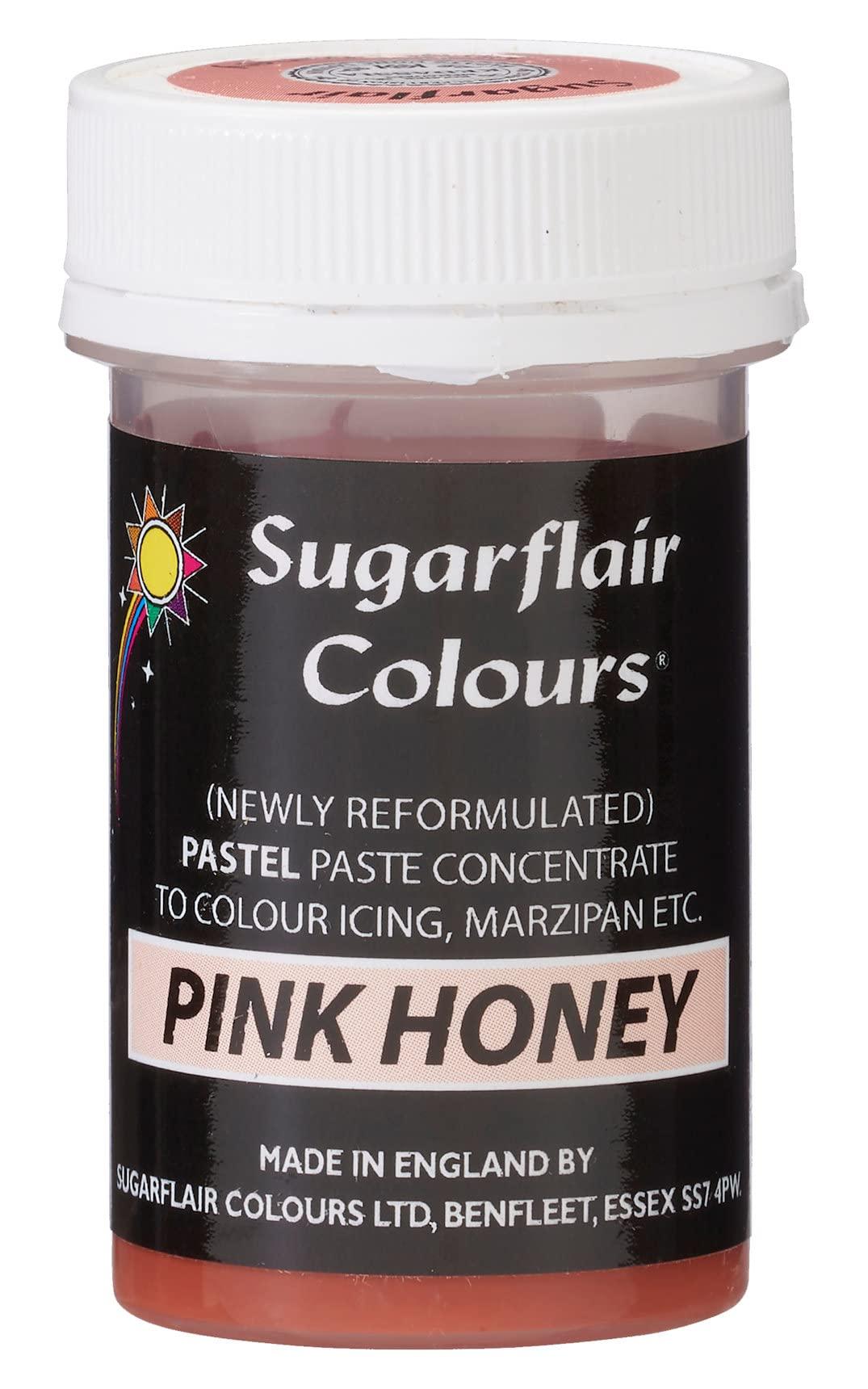 Sugarflair Pink Honey Pastel Food Colouring Paste - 25g | Highly ...