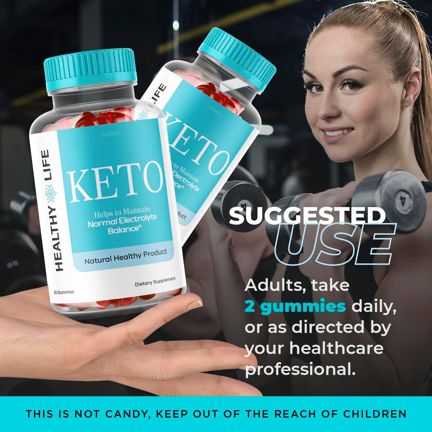 Glukoo Healthy Life Keto Gummies - 30 Day Supply | ACV & Shark Tank ...