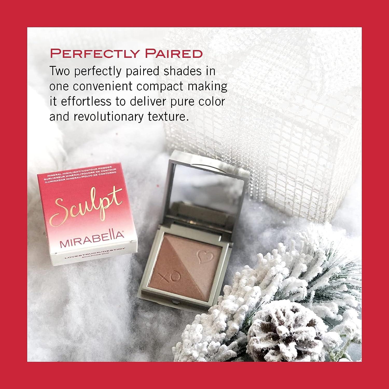 Mirabella Sculpt Contour and Bronzer Duo - Blendable Mineral-Based ...