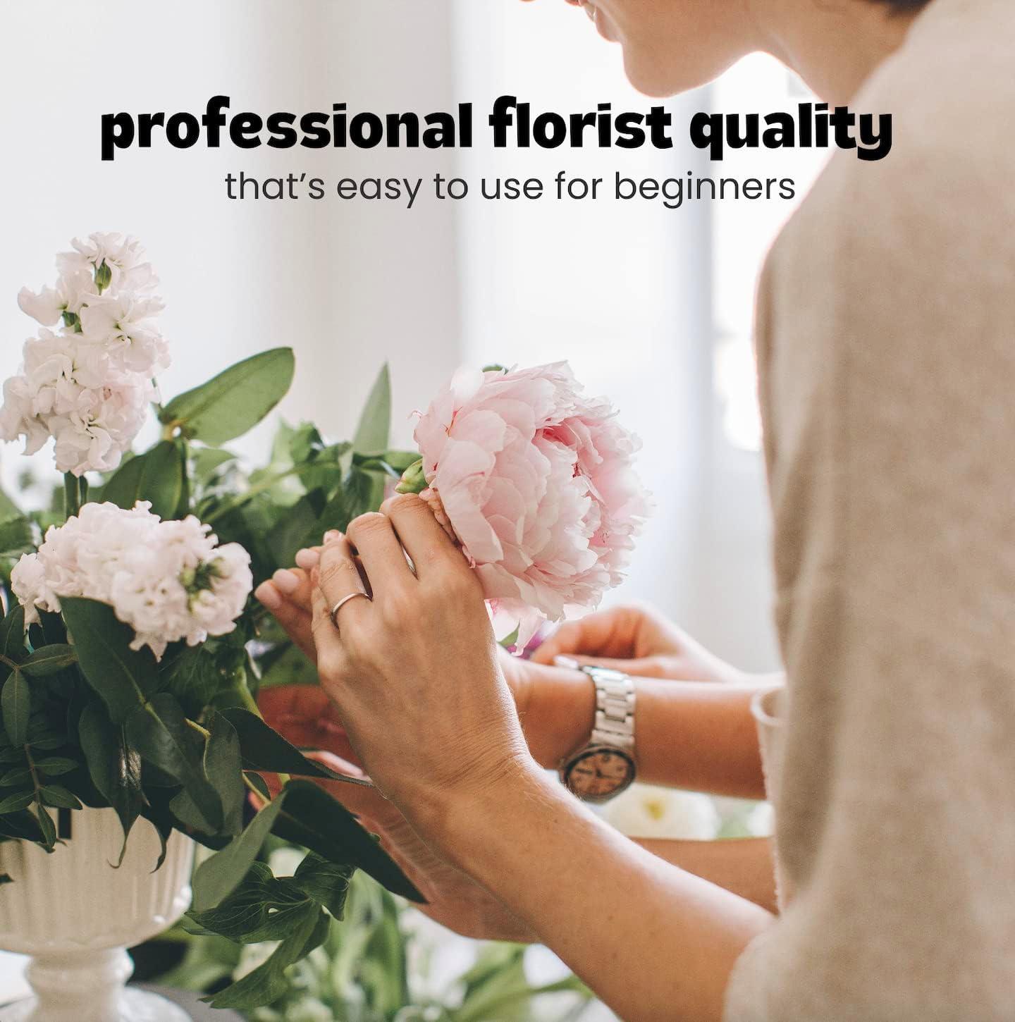 Floral Foam Blocks (4 Bricks) - Green Wet Florist Foam for Fresh and ...