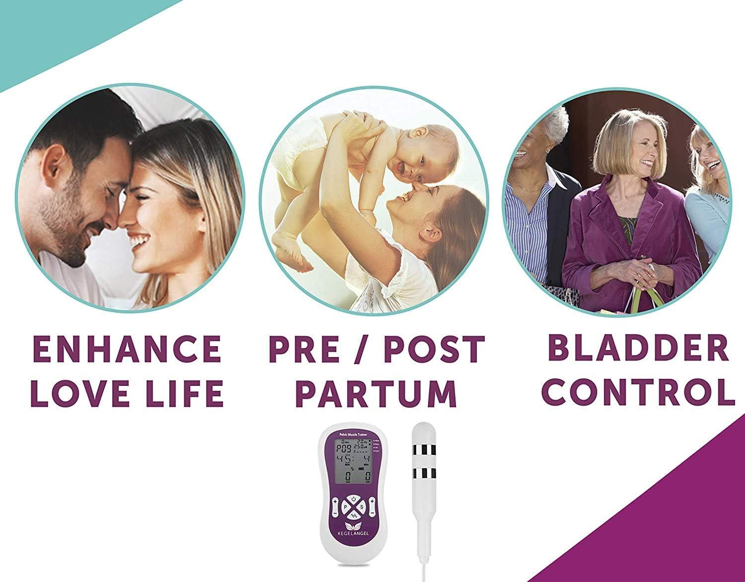 Electronic Pelvic Floor Exerciser. Automatic Pelvic Toner for Women ...