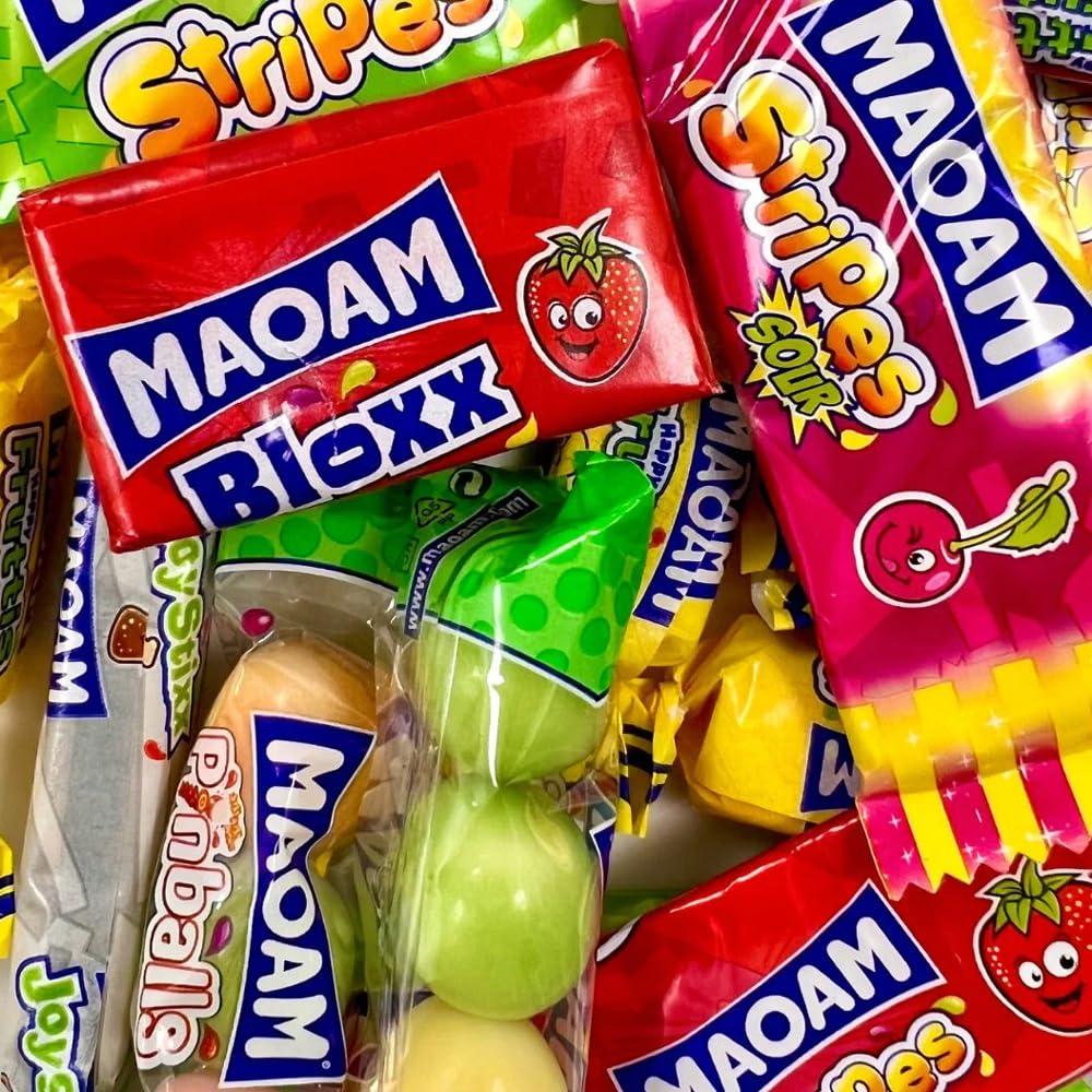 MAOM Mao Mixx Bag - Individually Wrapped Fruit and Cola Flavour Chewy ...