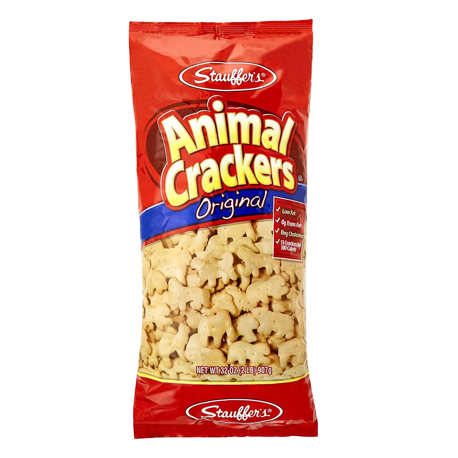Stauffer's Original Animal Crackers 32 oz Bag, Low Fat, Rich and ...
