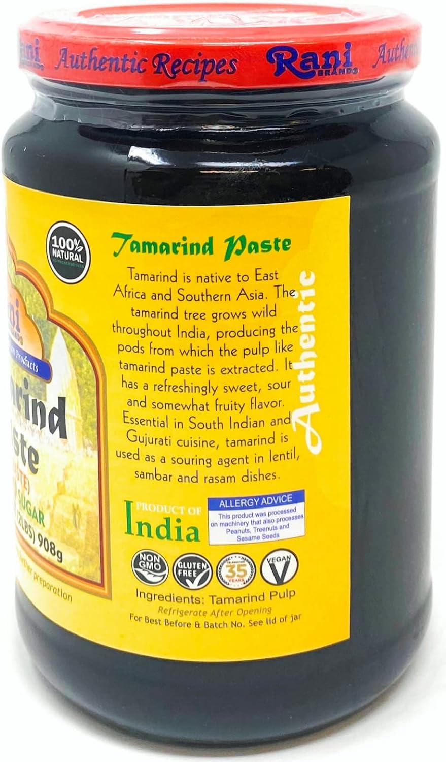 Rani Tamarind Paste Puree 32oz - All Natural, Vegan, Gluten Free | Non ...