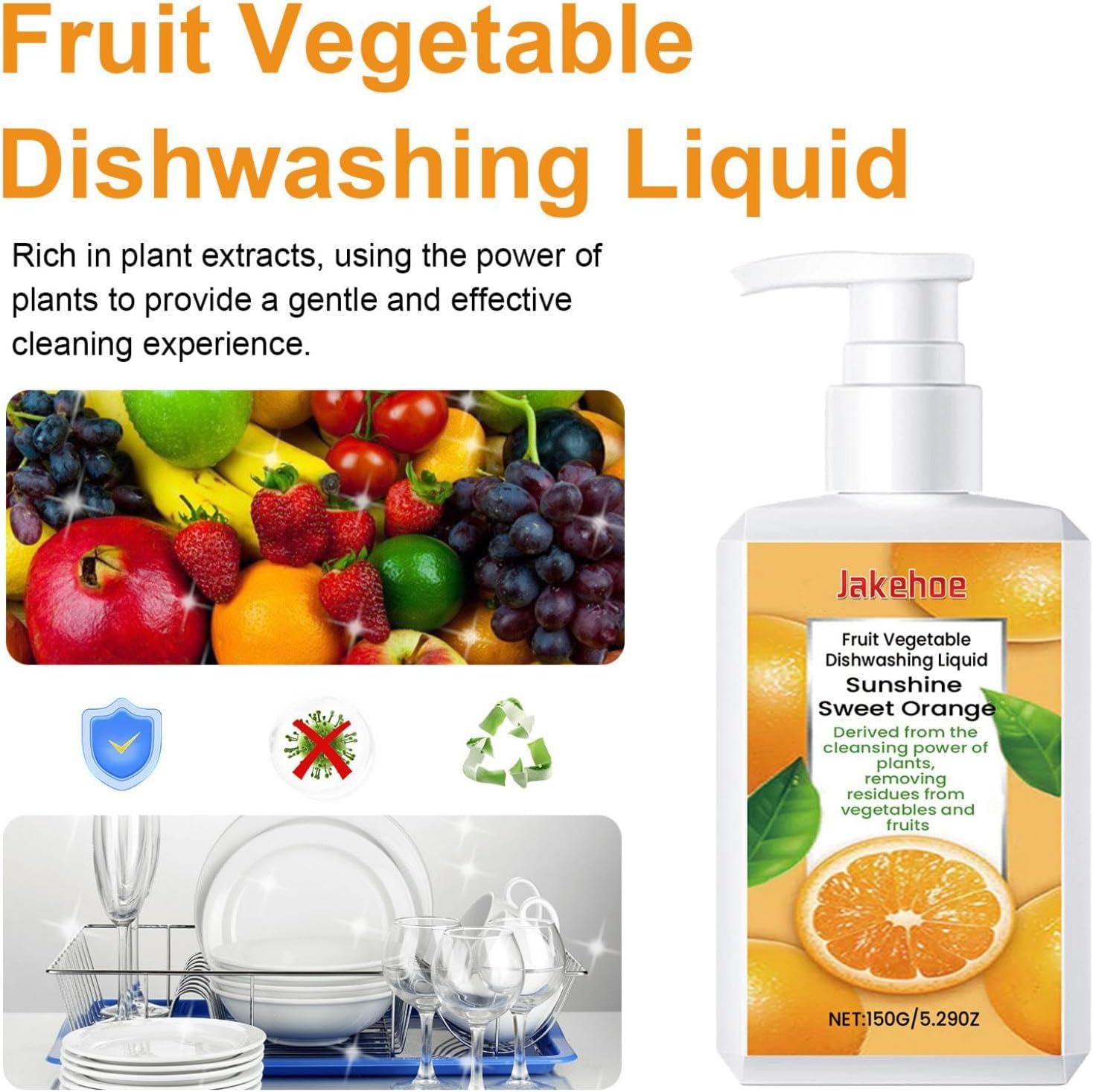 Fruit & Vegetable Dishwashing Liquid 150ml Household fruit and ...