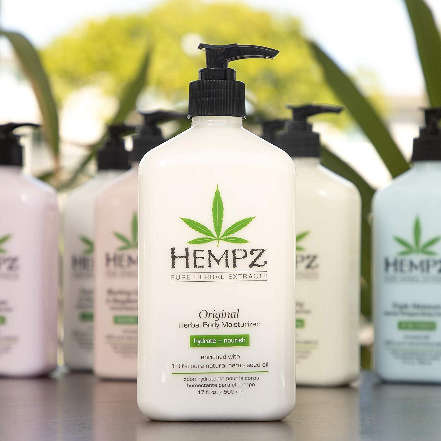Hempz Original, Natural Hemp Seed Oil Body Moisturizer with Shea Butter ...