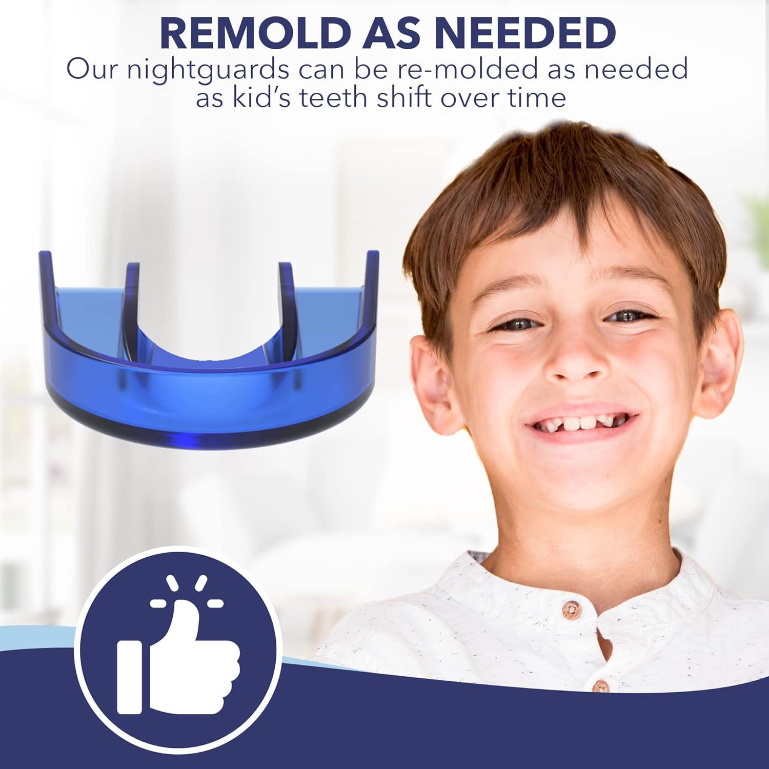 CustMbite Kids Night Guard 2 Pack - Custom Fit Mouth Guard for Teeth ...