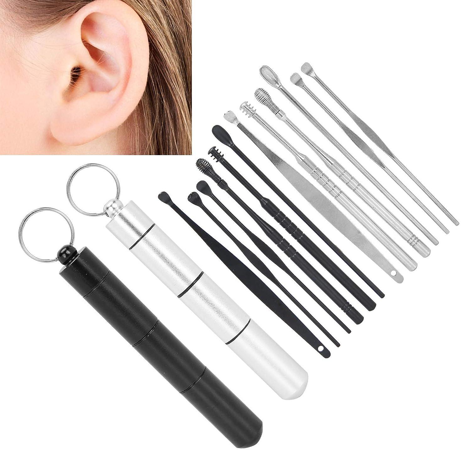 Stainless Steel Ear Wax Removal Kit - Reusable Ear Cleaner and Remover ...