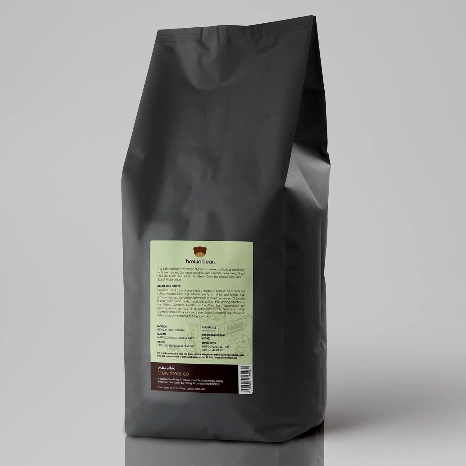 1kg Green Coffee Beans - Unroasted Raw Beans from Colombia Excelso ...