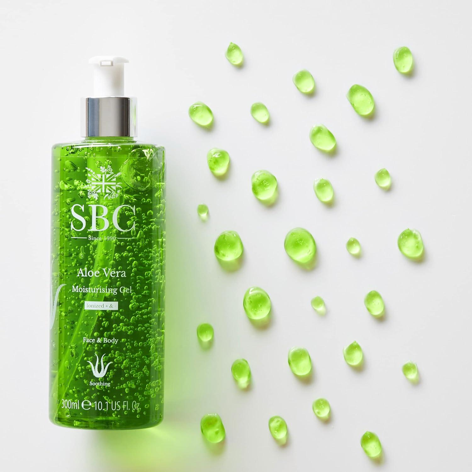 SBC Skincare Aloe Vera Moisturising Gel 500ml - Hydrating Aloe Vera Gel ...