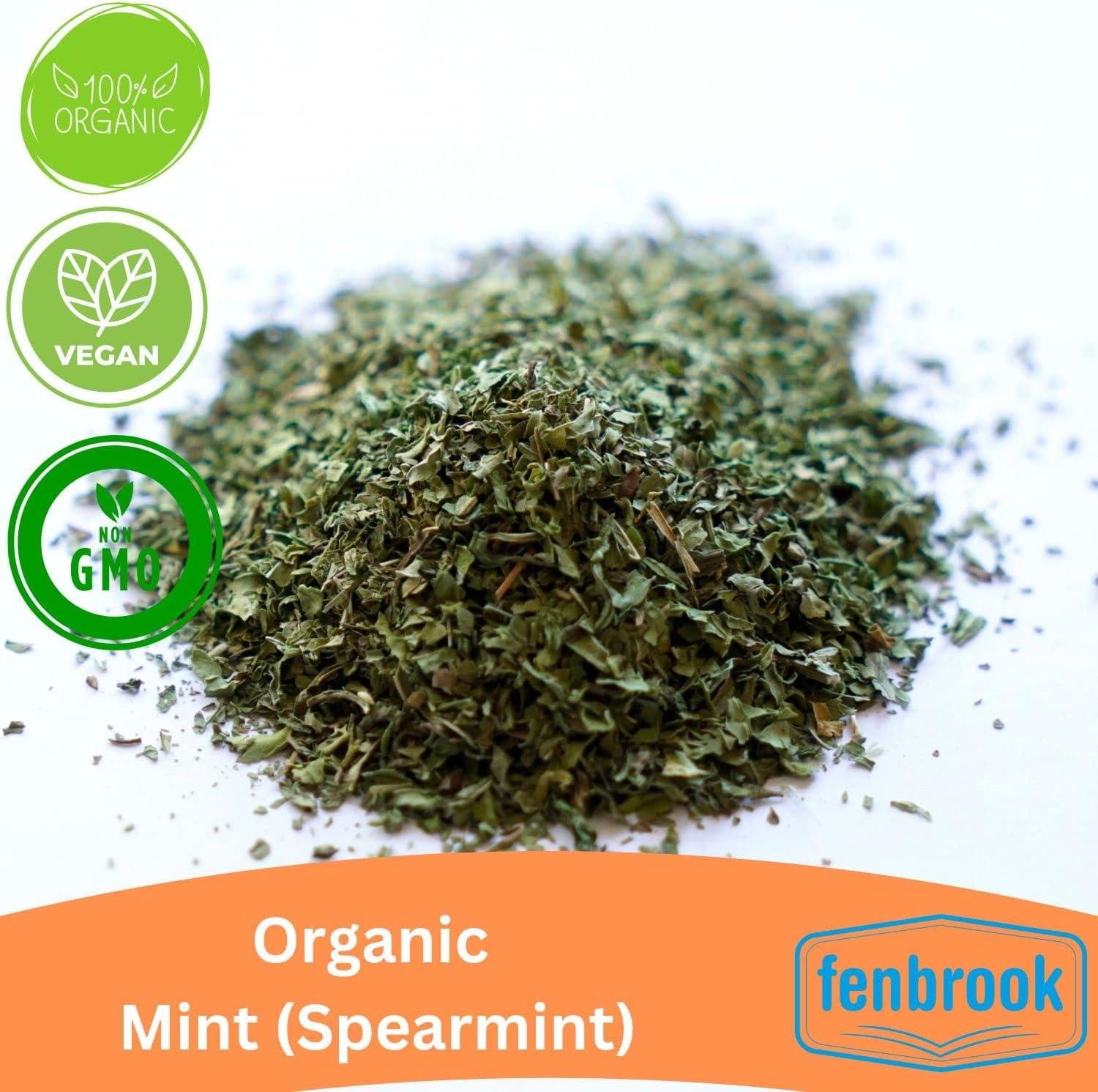 Organic Mint (Spearmint) 500g | Certified Organic by Fenbrook Organic
