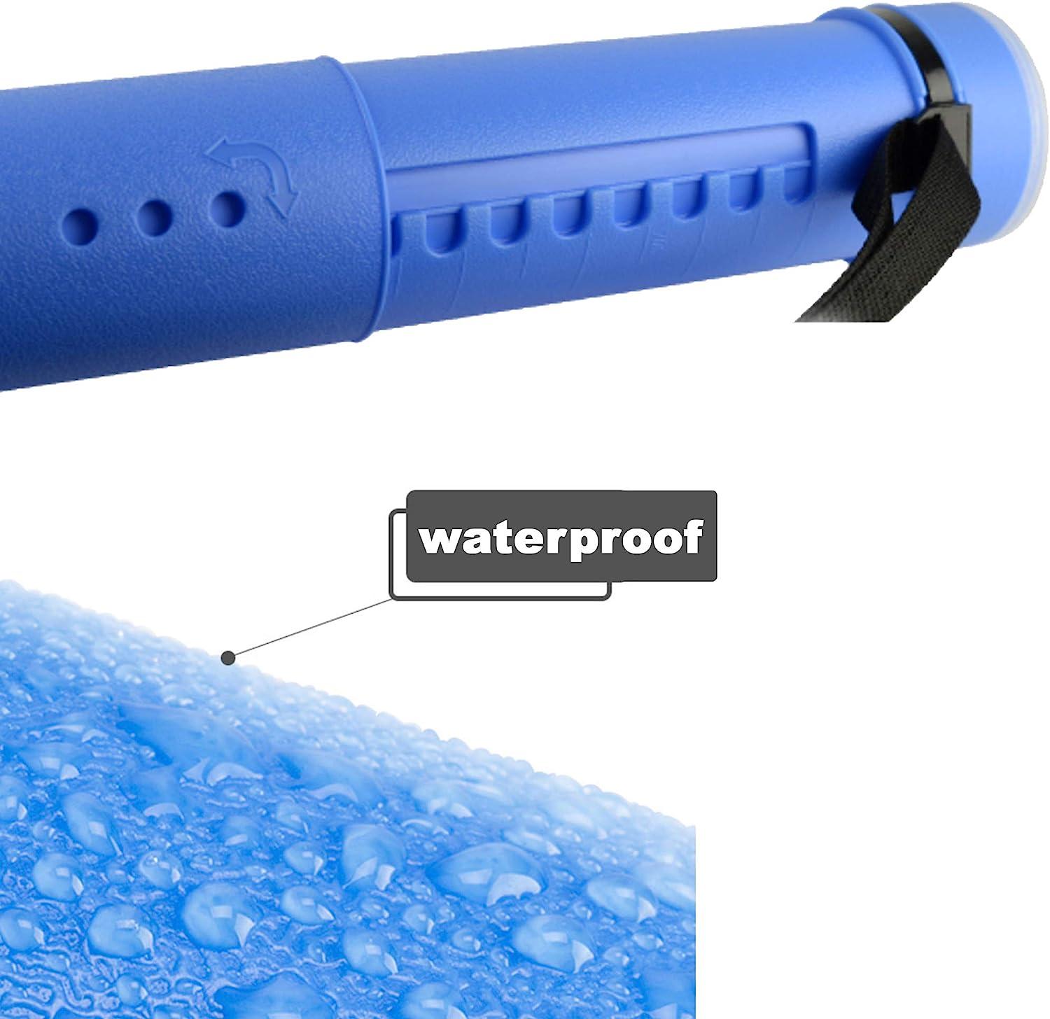 2-Pack Extendable Poster Tubes Expand from 24.5 to 40 with Shoulder ...