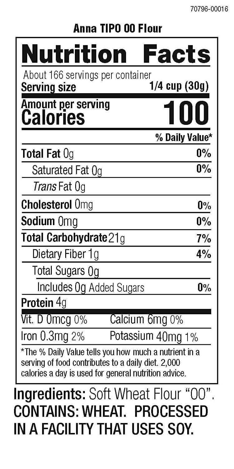 Cento Anna Napoletana Tipo 00 Extra Fine Flour - 11 lb | Premium ...
