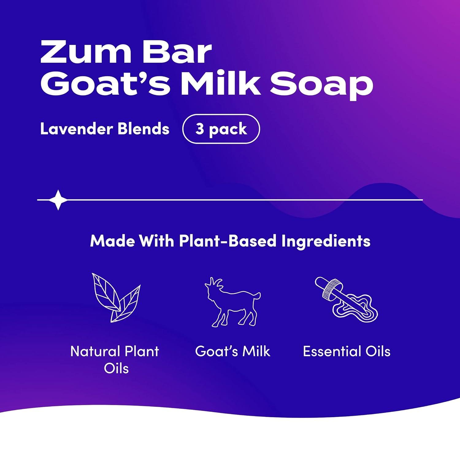 Indigo Wild Zum Bar Goat's Milk Soap Lavender Blends - Frankincense ...