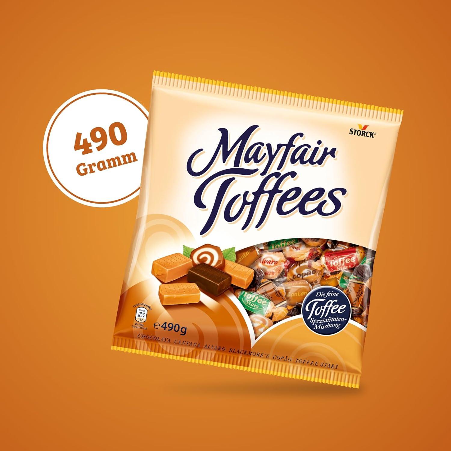 Mayfair Toffees 490g - Delicious Caramel Toffee Candy Mix ...