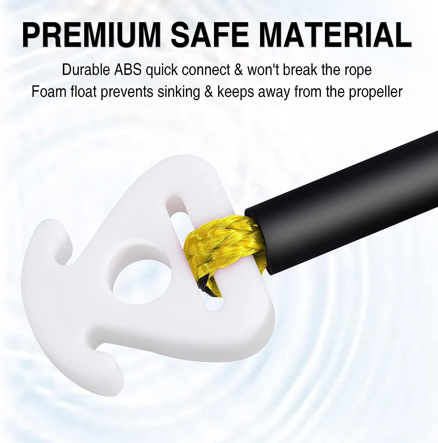 16ft Heavy Duty Boat Tow Harness Tubing Rope with Quick Connector for 4 ...