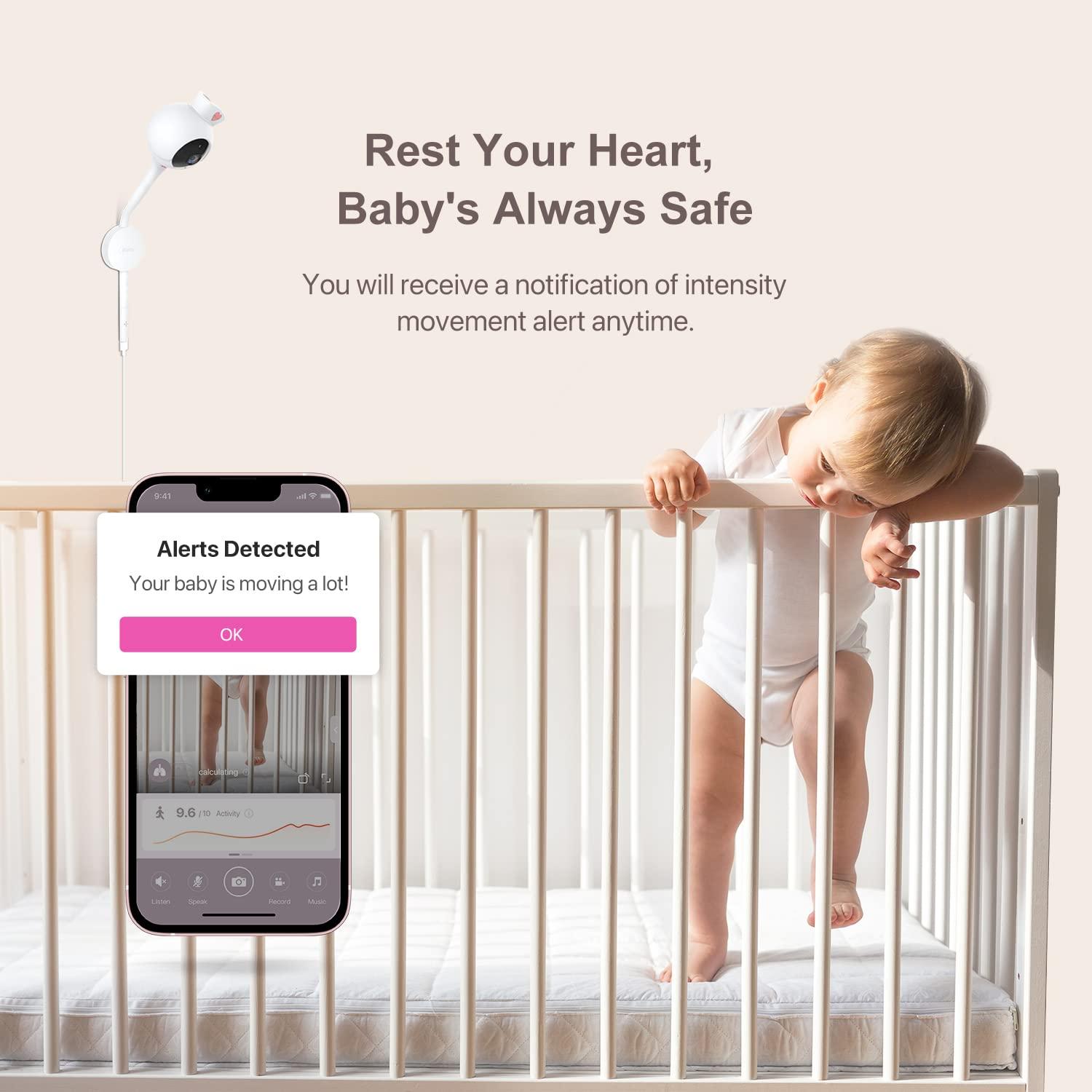 iBaby Smart Baby Breathing Monitor with Camera and Audio | Sleep ...