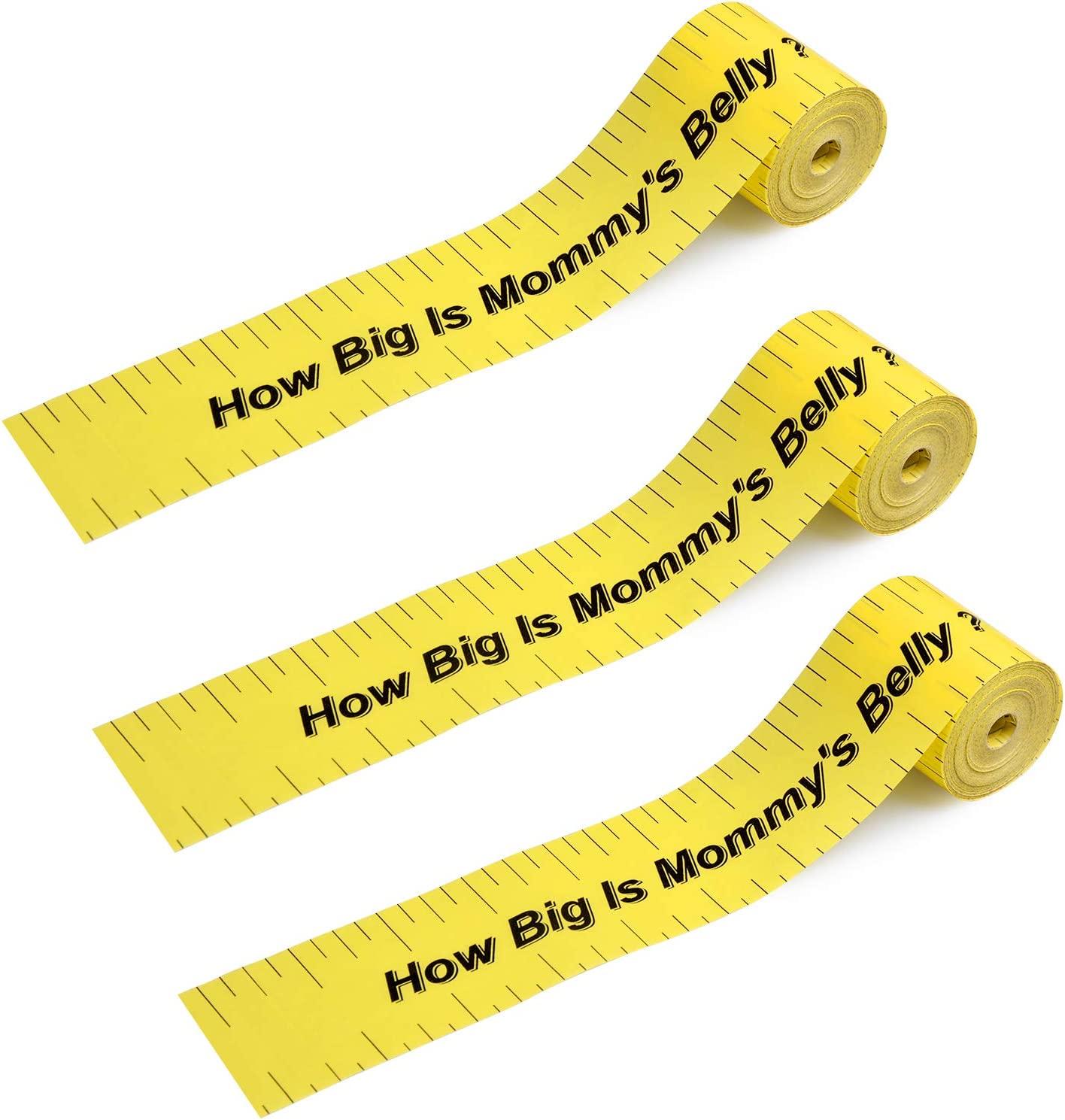 ABOAT 3 Rolls 2in x 150ft Belly Measuring Tape Tummy Measure for Baby ...