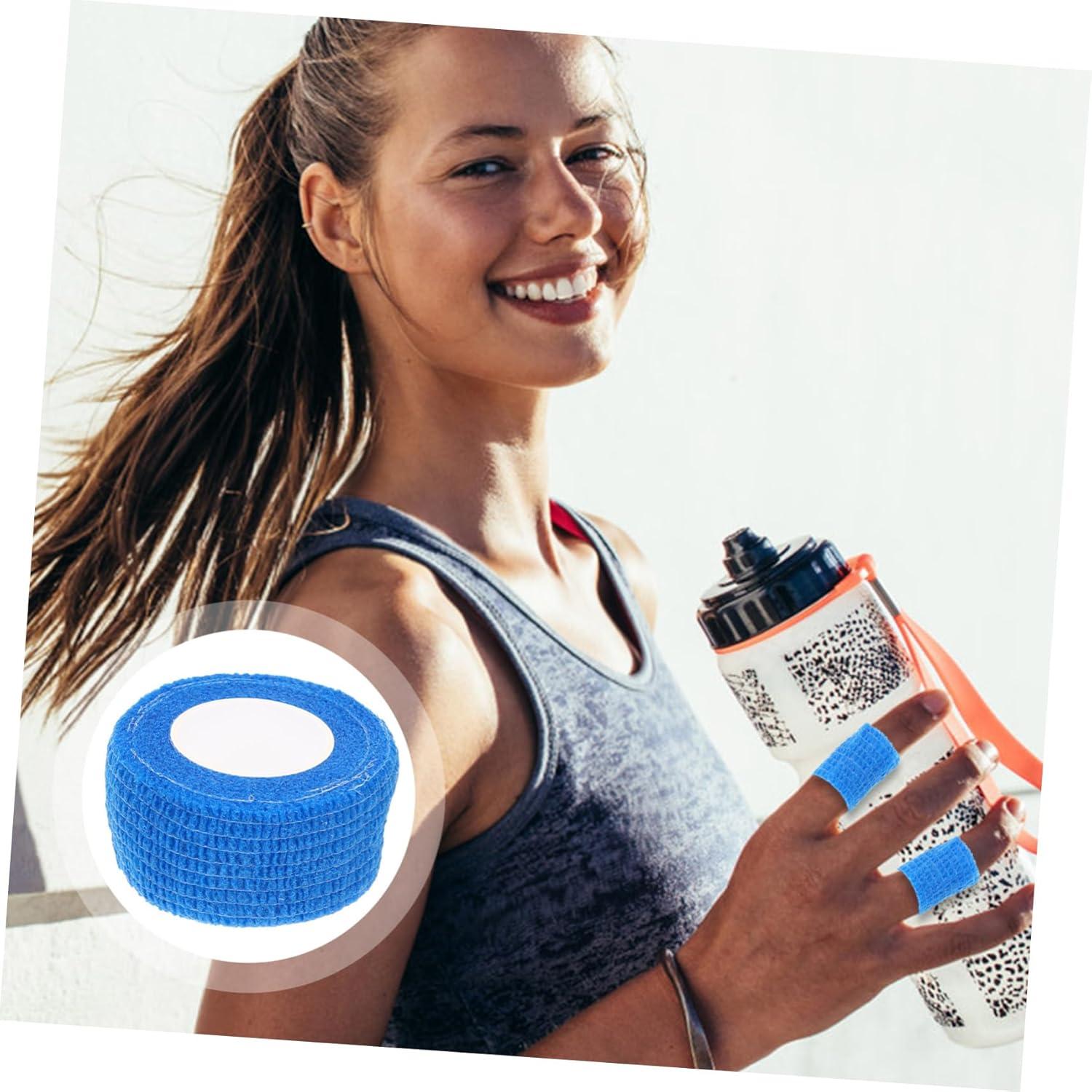 INOOMP 1 Roll Finger Athletic Wrap - Adhesive Vet Wrap for Wounds Knee ...