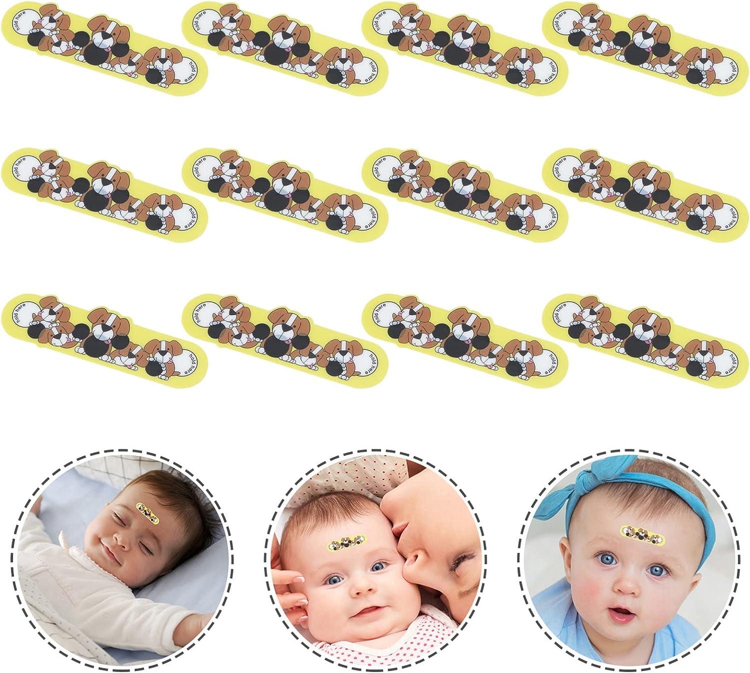 Toddmomy Kids Stickers - 40pcs Forehead Temperature Indicator Strips ...