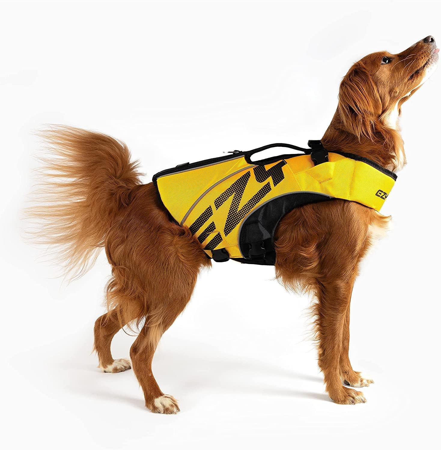 Ezydog Premium Life Jacket for Dogs - DFD X2 Swim Vest for Small Medium ...