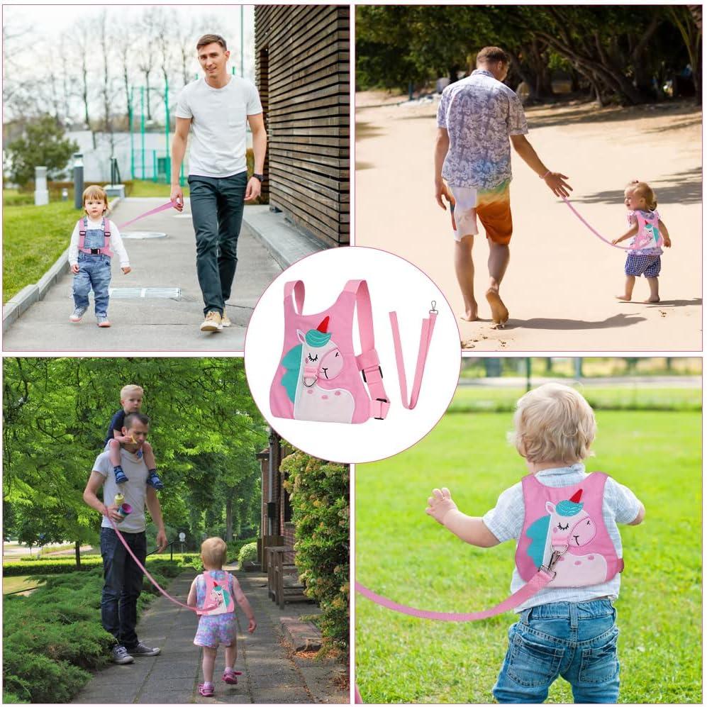 AOMIG Baby Walking Reins & Safety Harness Pony Leash - Pink for ...