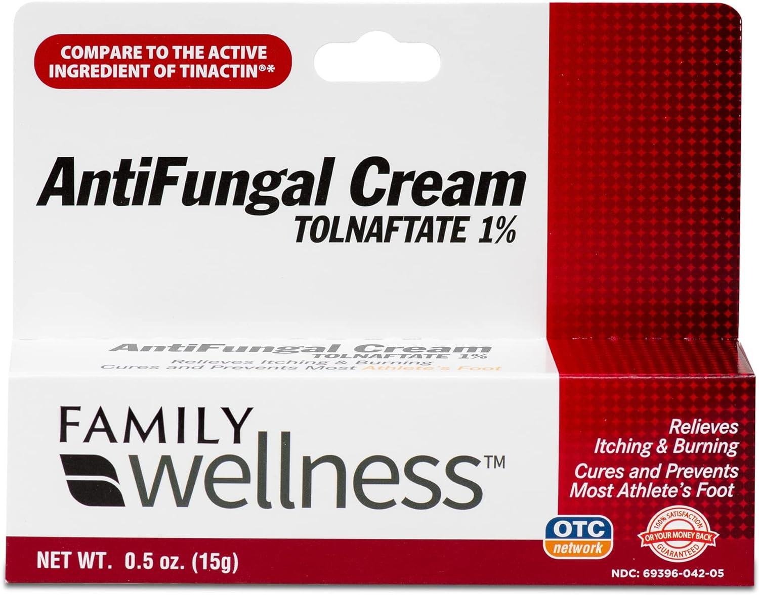 Family Wellness Antifungal Cream Tolnaftate 1% - Clinically Proven ...