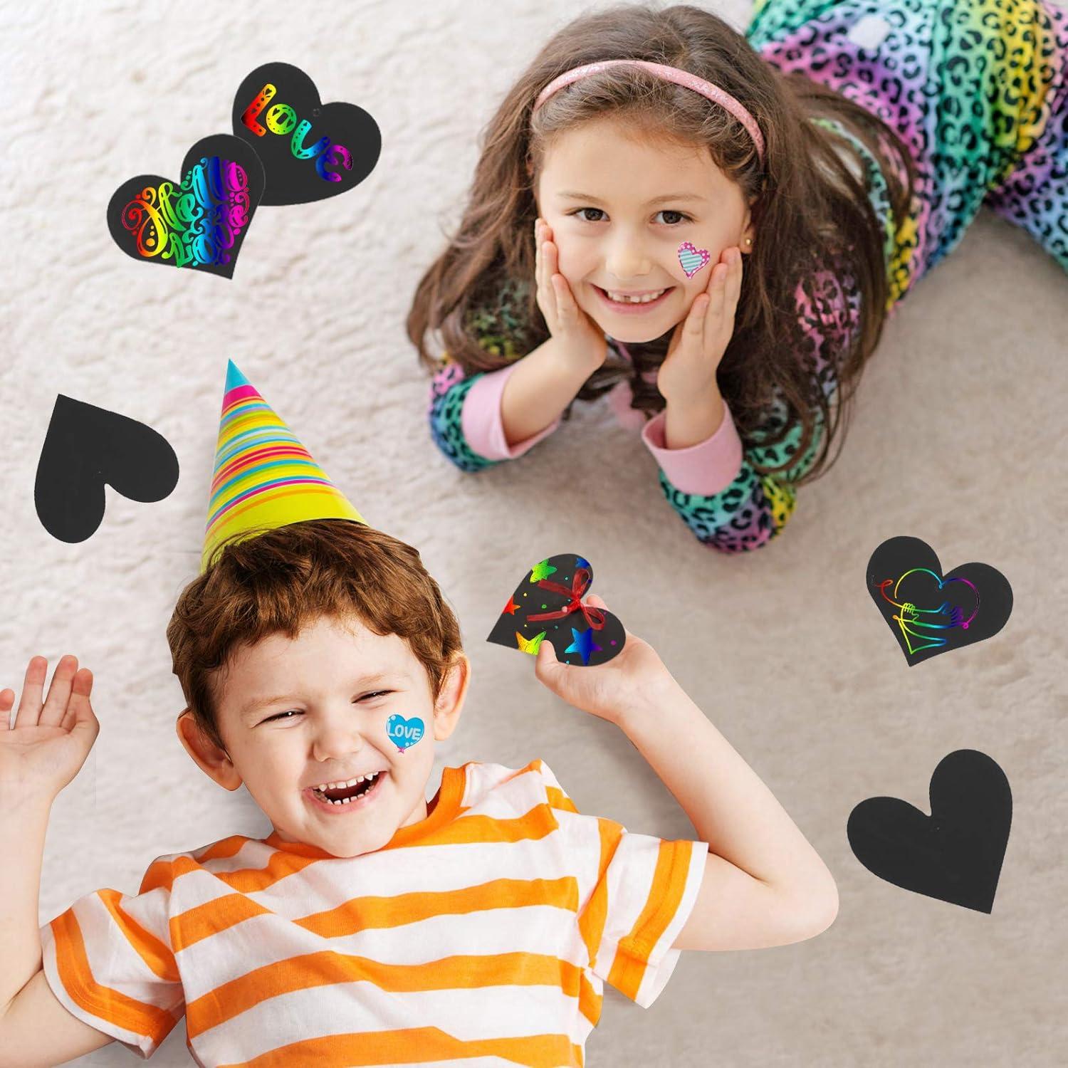 Valentine's Day Craft Kit for Kids - 28 Pack KIZZYEA Gifts Cards ...