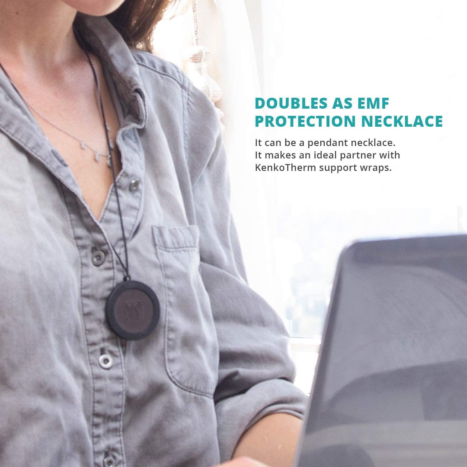 Nikken 1 PowerChip Medallion Charm - 1450 Black | Magnetic Therapy for ...